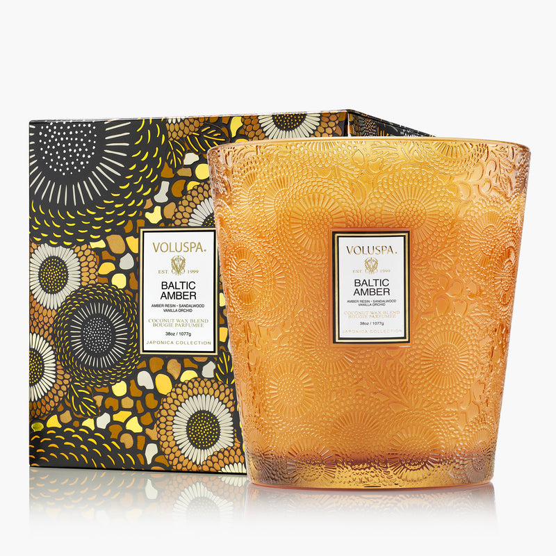 Baltic Amber 3 Wick Hearth Candle – Care Tucker